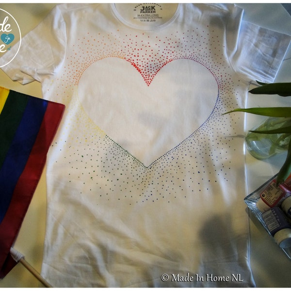 Hand Painted T Shirt - Etsy