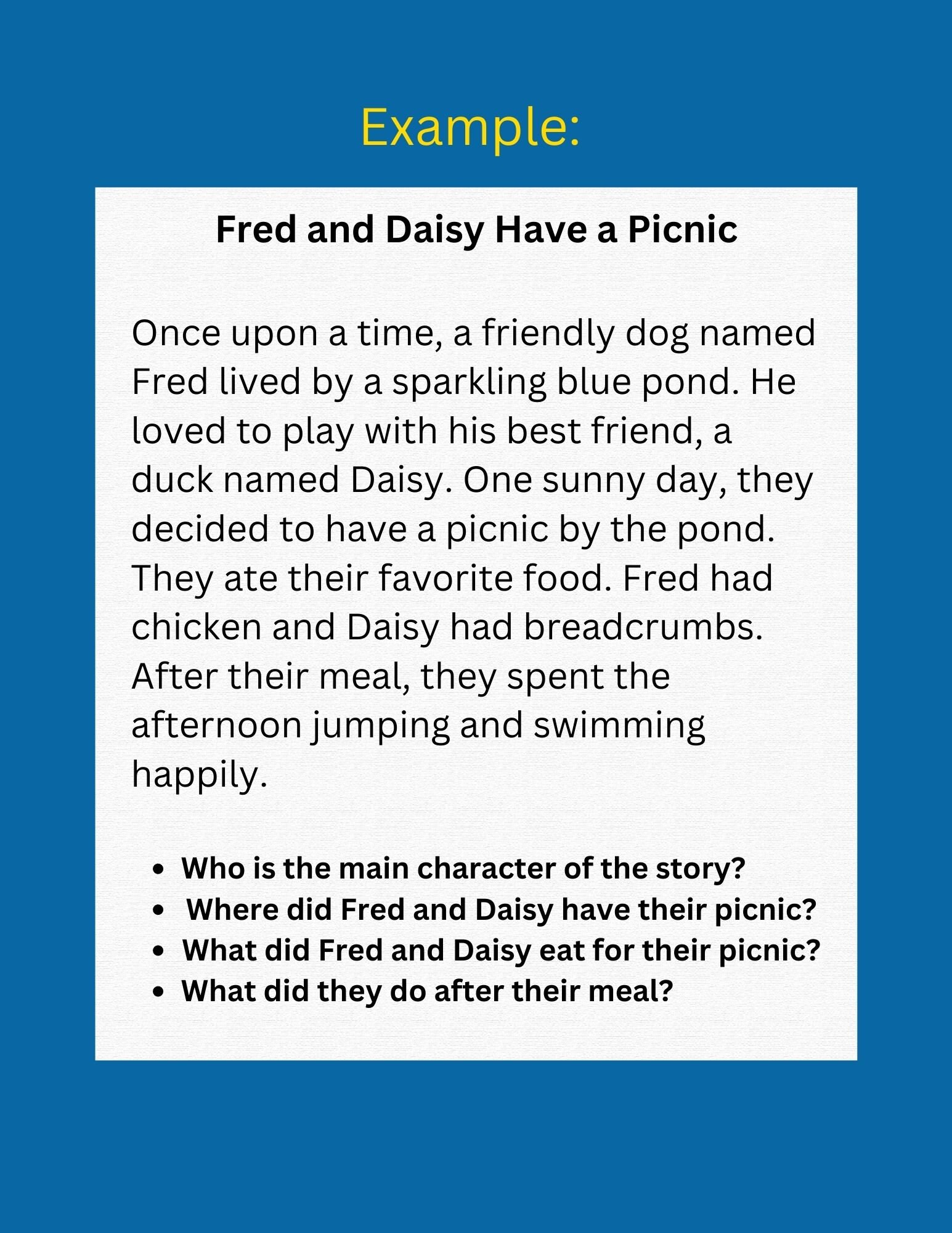 Wh-question Visual and 10 Short Stories With Wh Questions for ...