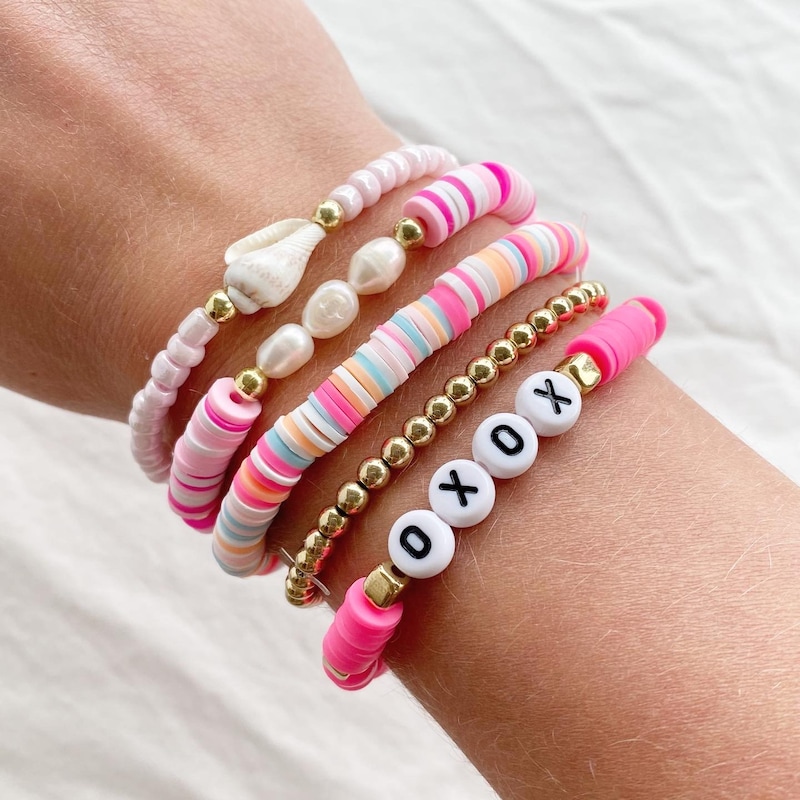 Clay Bead Bracelets - Etsy