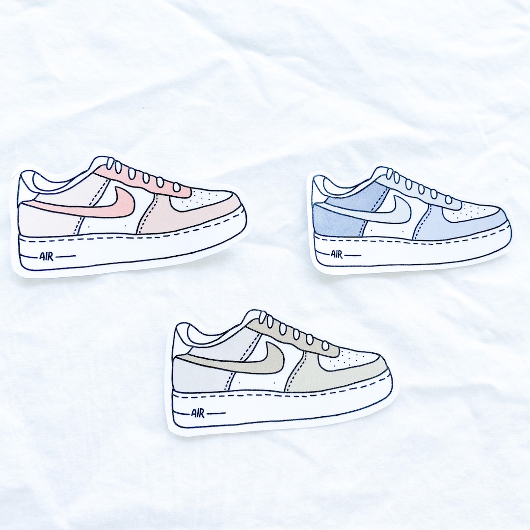 Nike Air Force Stickers! Water Resistant, Buy Individually or as a Pack ...