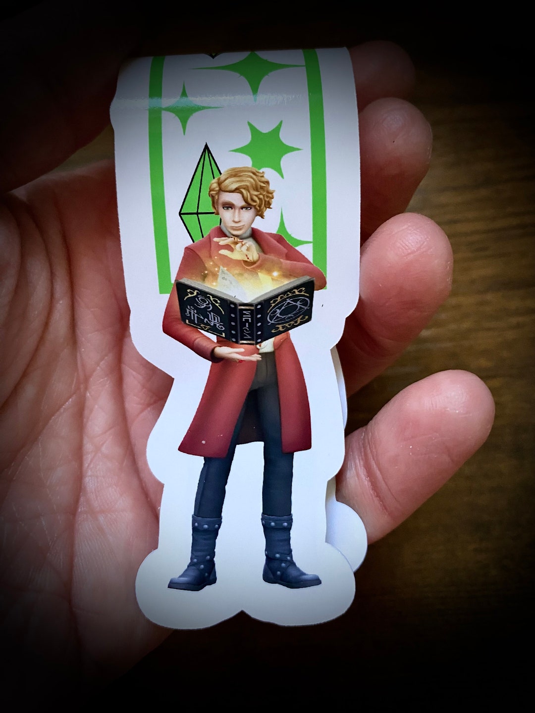 Sims Wizard Magnetic Bookmark - Etsy