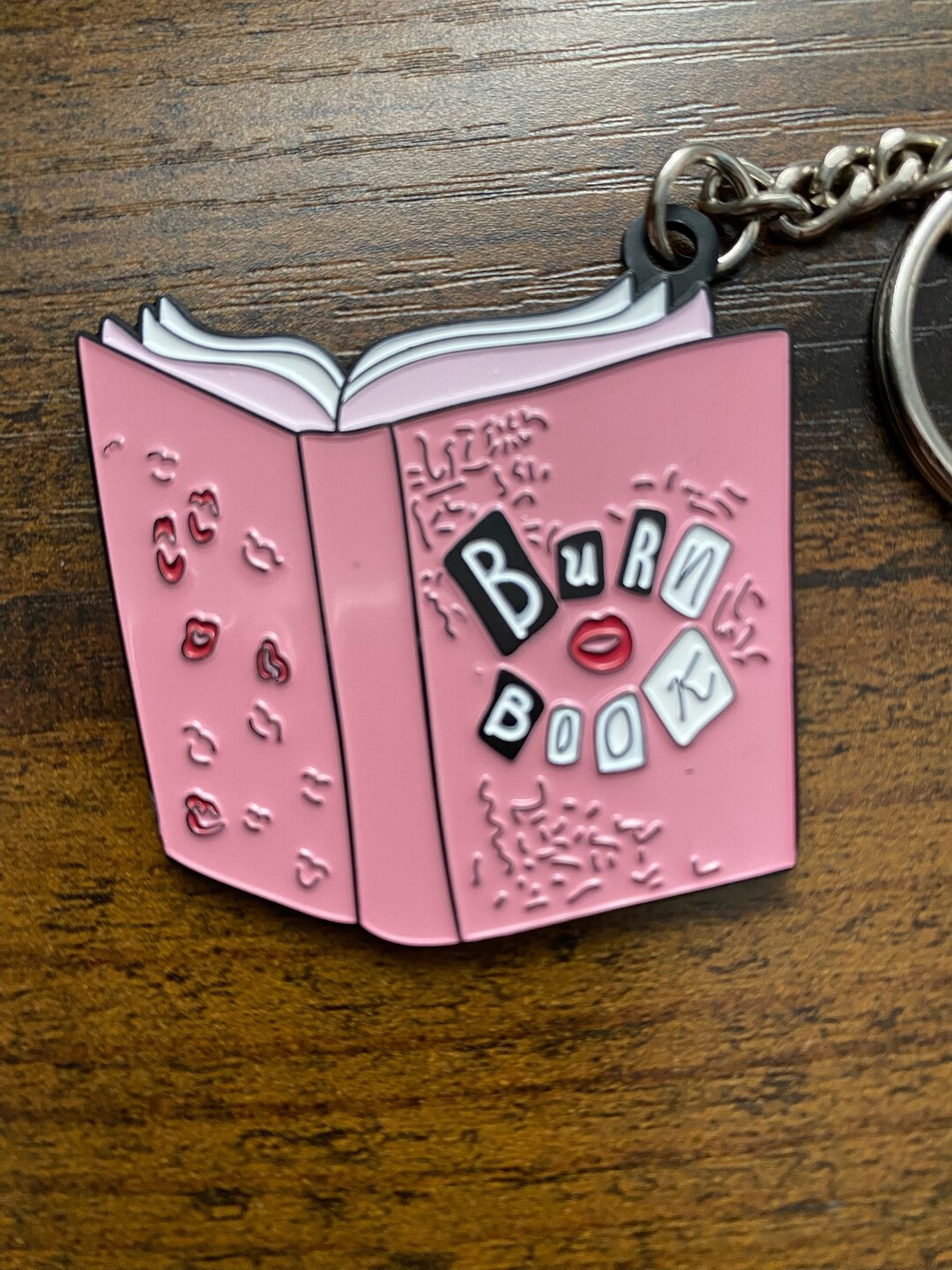 Mean Girls Burn Book Keychain - Etsy