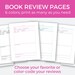 Book Review Printable - Reading Log - Book Tracker - Reading Journal ...