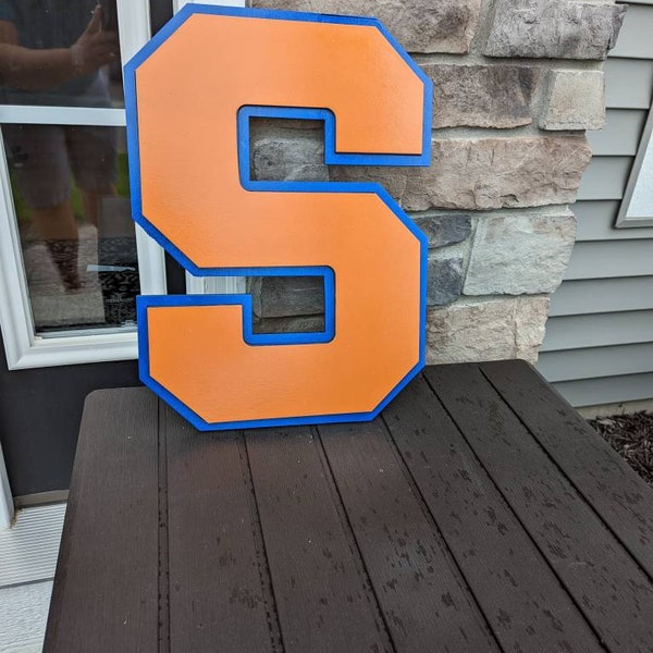Syracuse Orange Wood Wall Sign - Etsy