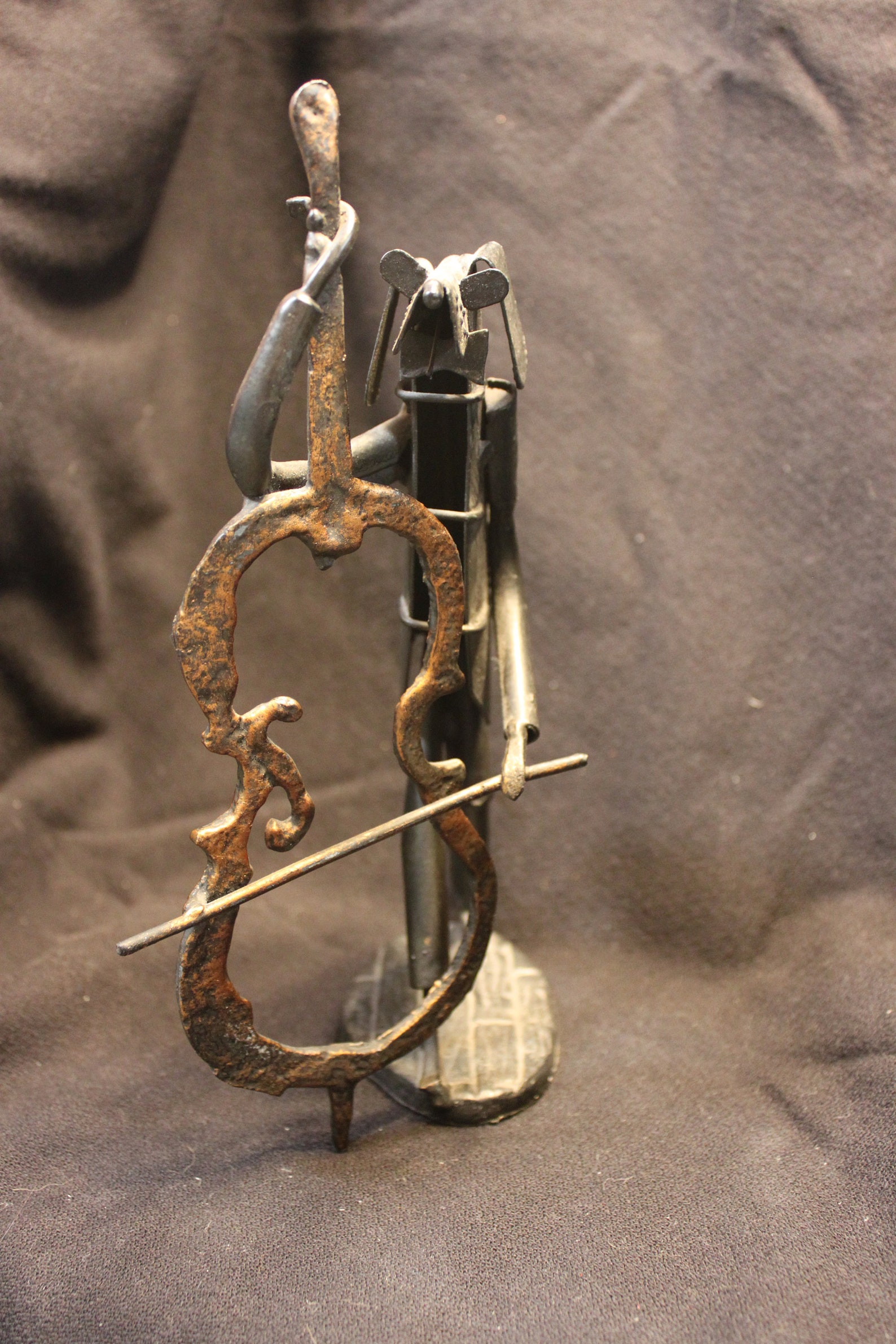 Dog Playing Cello Welded Metal - Etsy