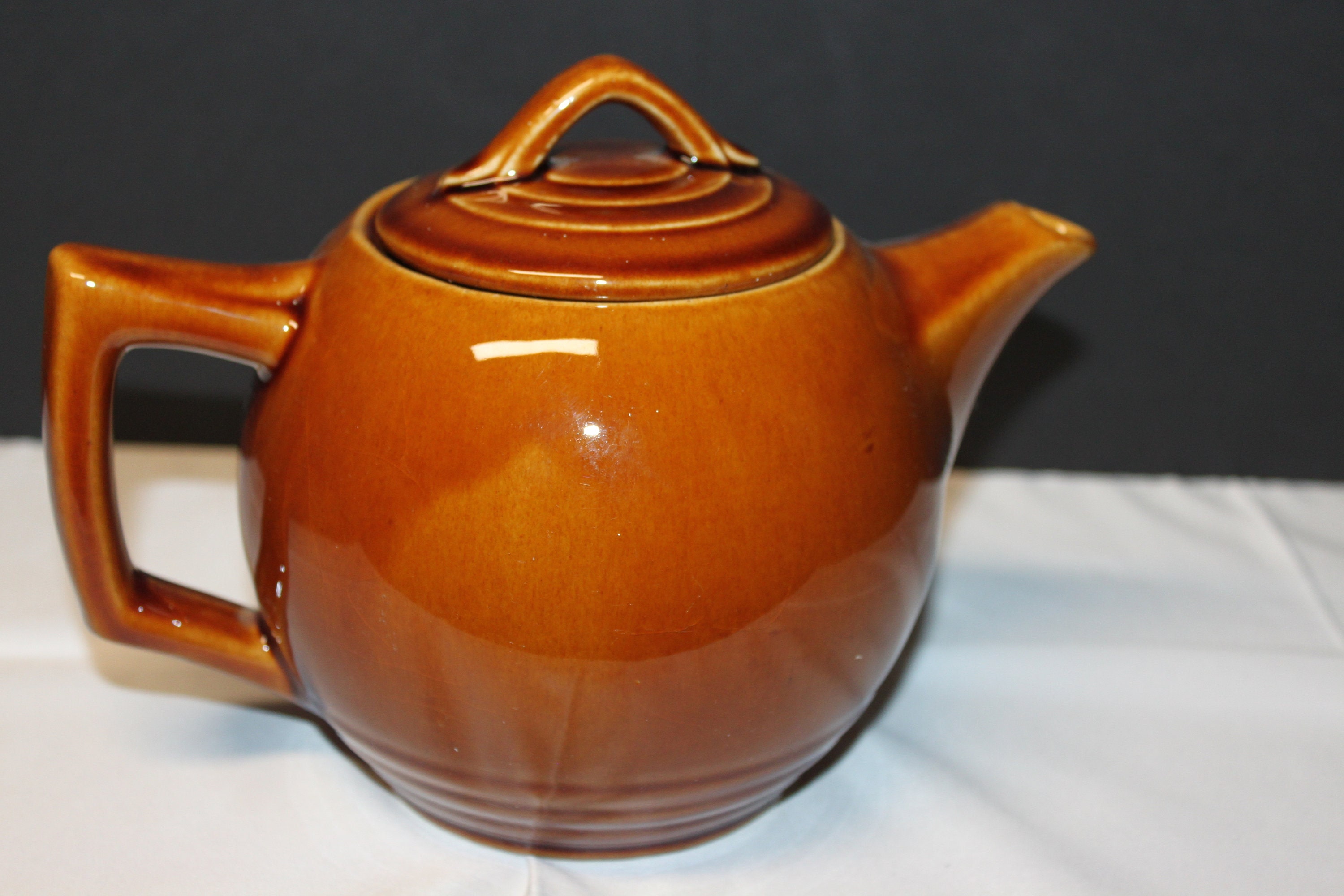 Brown Mccoy Teapot-made in the USA by Mccoy - Etsy
