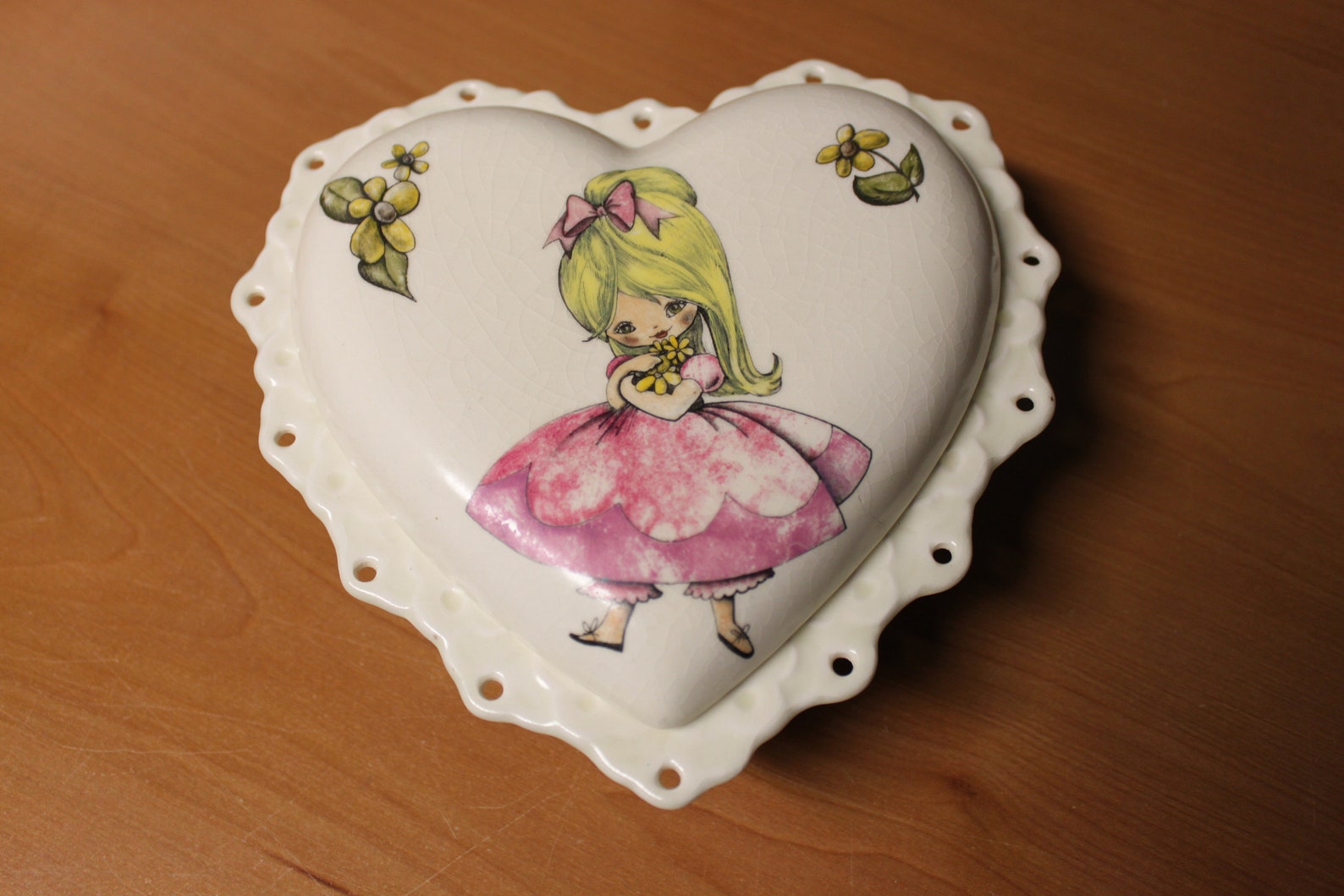 Large Trinket Box With Cute Little Girl - Etsy