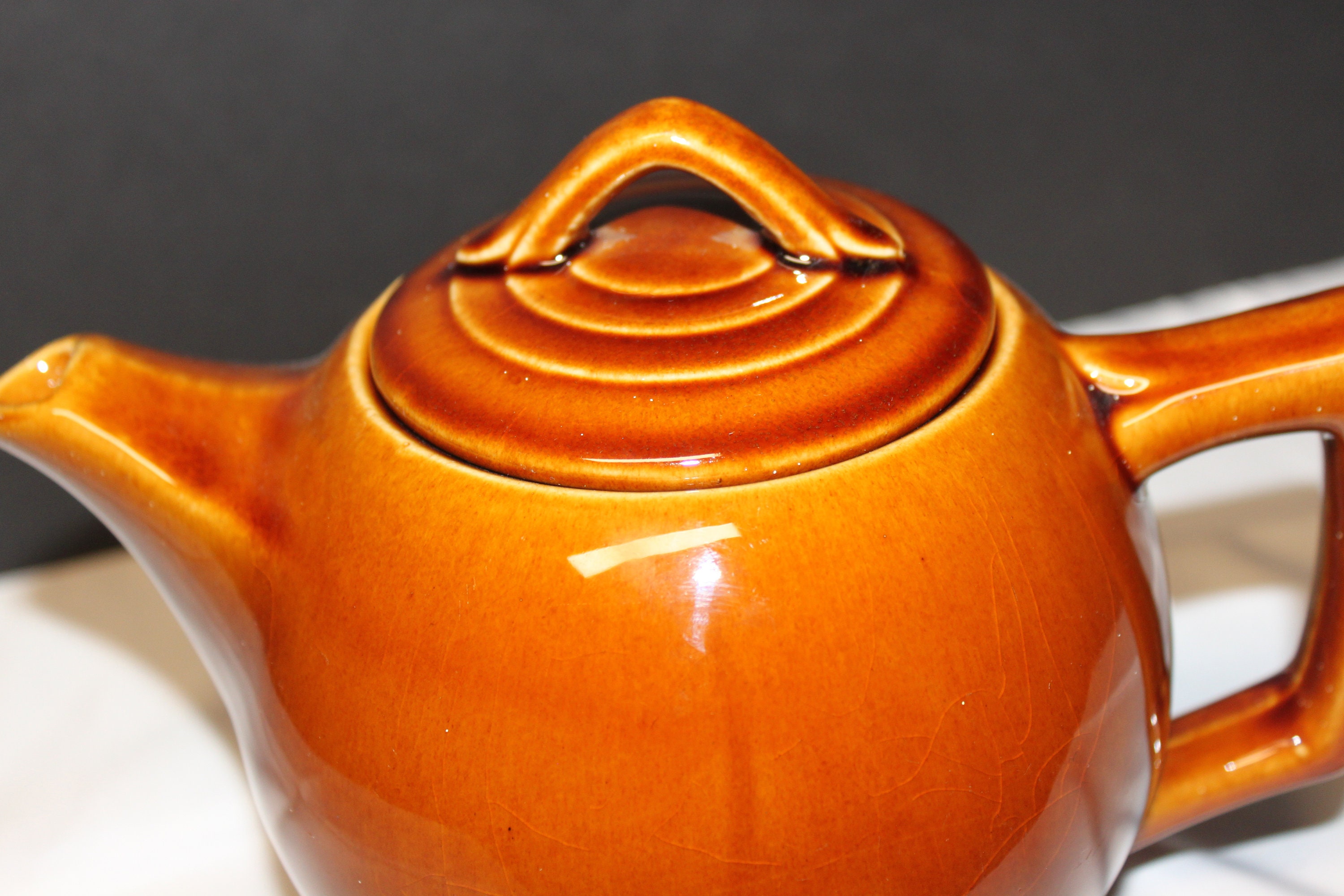 Brown Mccoy Teapot-made in the USA by Mccoy - Etsy
