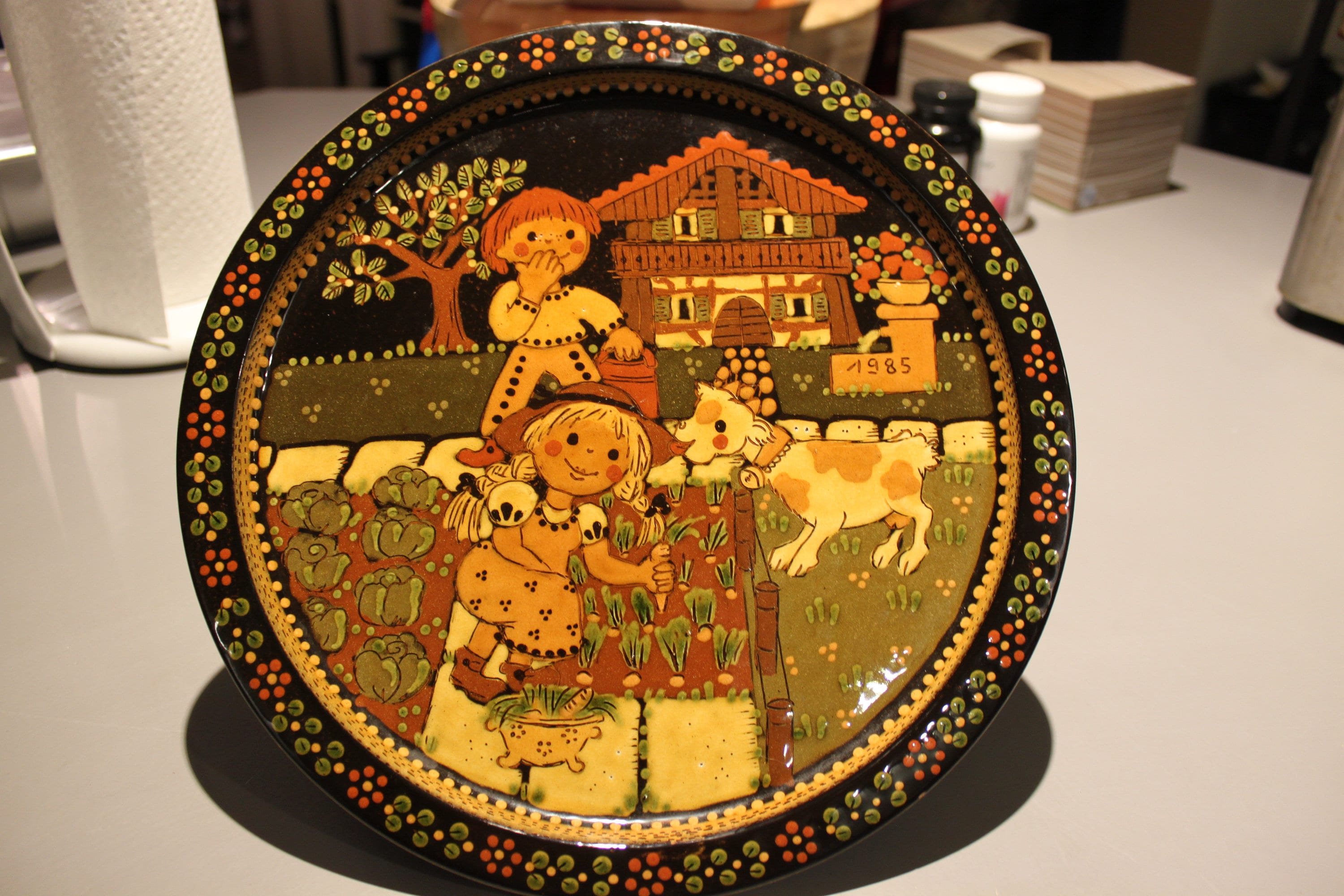 Schneider Steffisburg Swiss Pottery Plate | Etsy