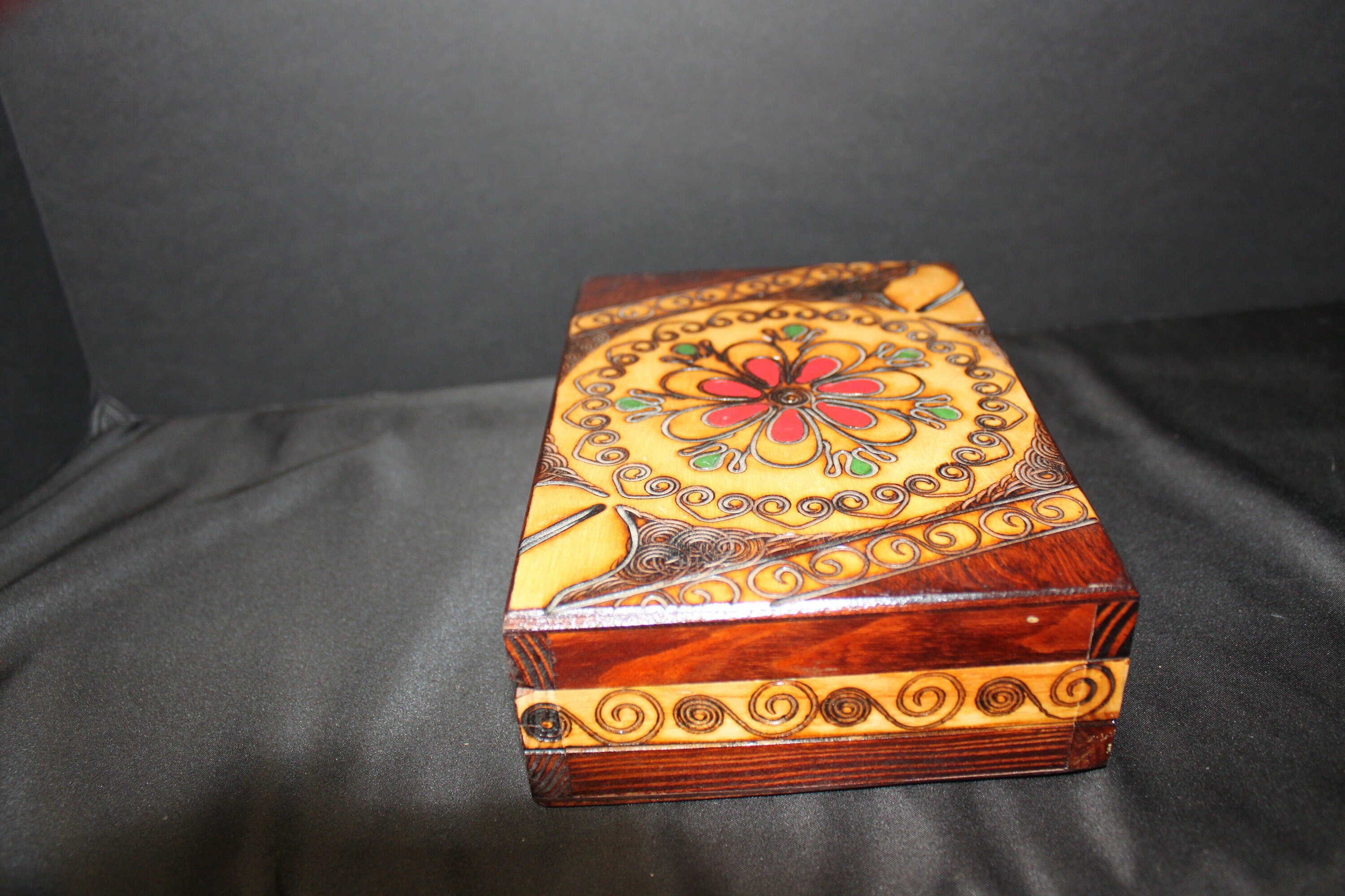Vintage Hand Carved Wooden Nesting Box, Set of 3 - Etsy