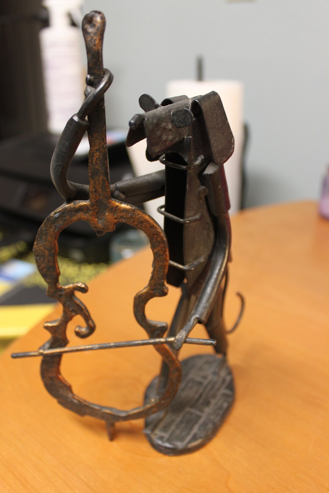 Dog Playing Cello Welded Metal - Etsy
