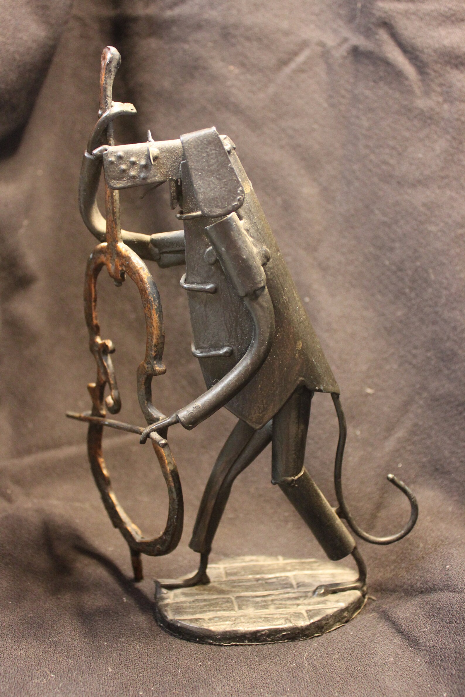 Dog Playing Cello Welded Metal - Etsy