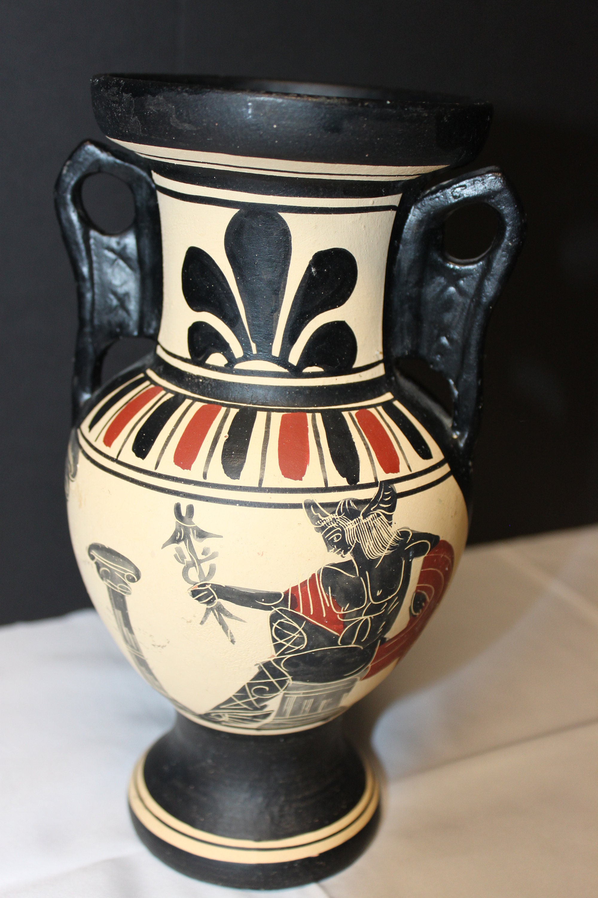Vintage Made in Greece Terracotta Vase - Etsy