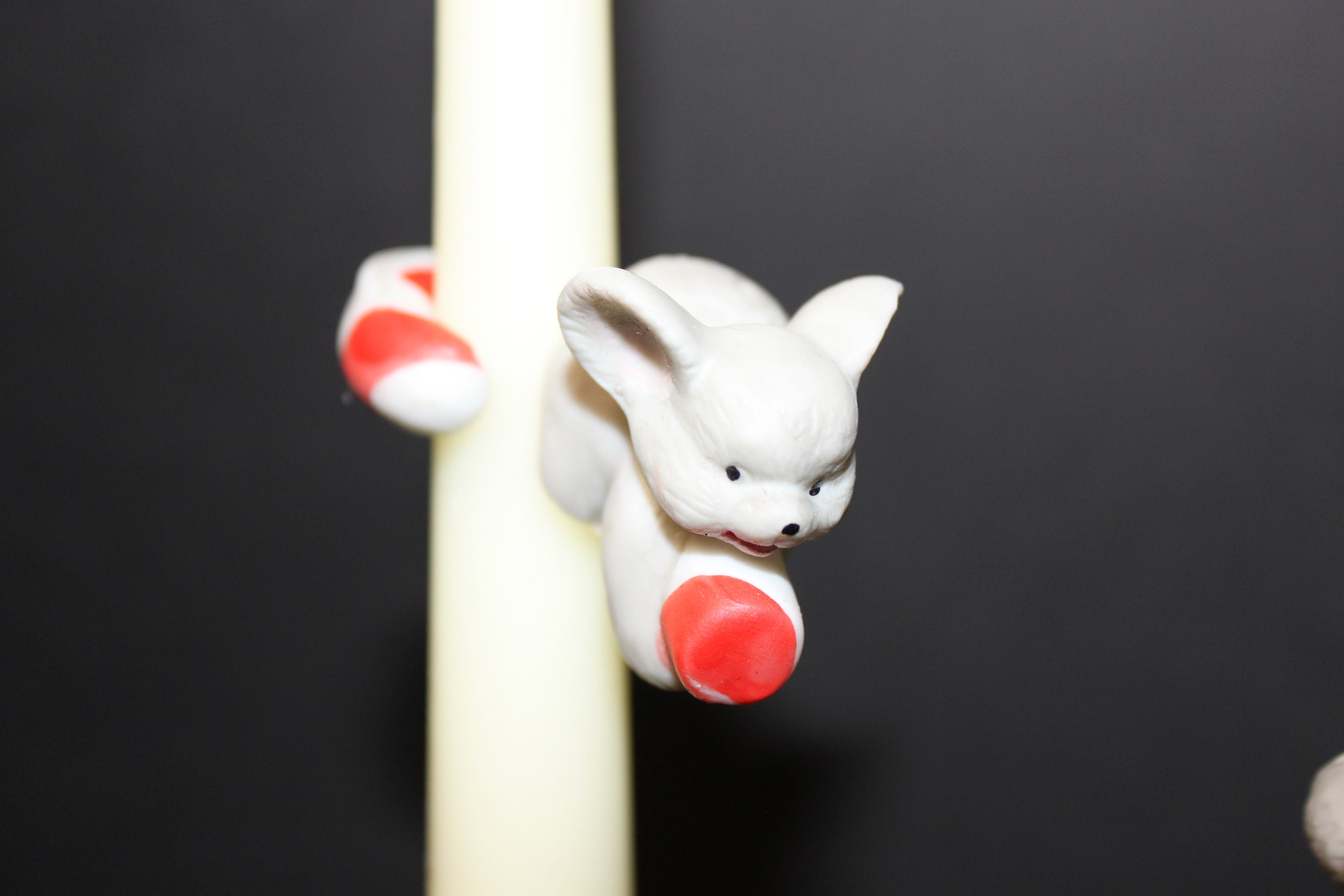 Vintage Mice Candy Canes Christmas Candle Huggers 1988 House - Etsy