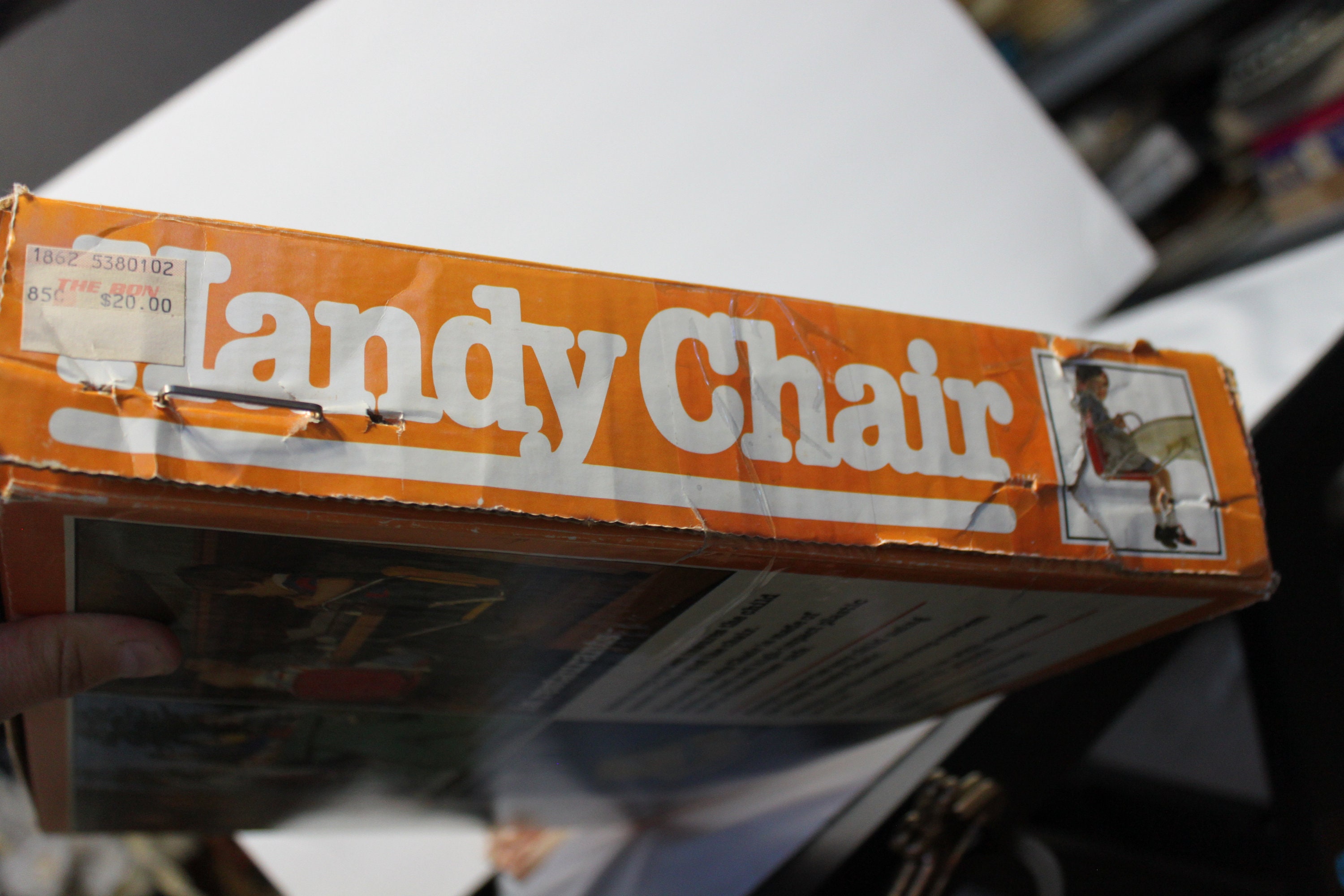 Vintage Portable Highchair NIB the Dandy Handy Chair Red Ferndale ...