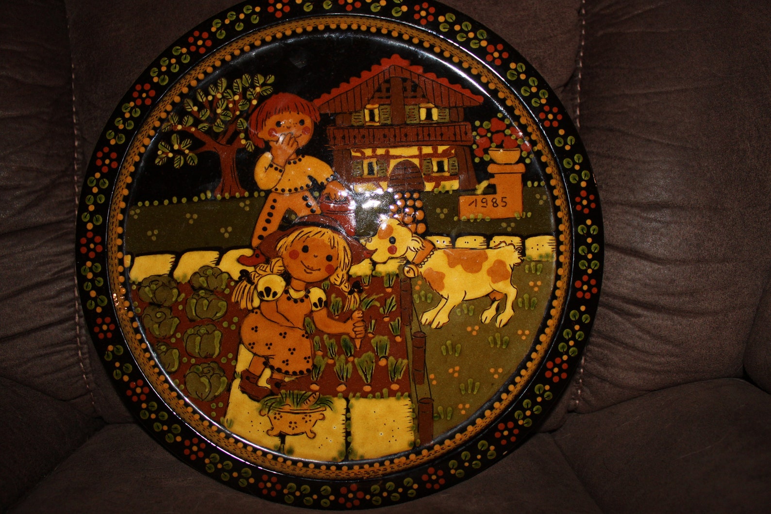 Schneider Steffisburg Swiss Pottery Plate - Etsy