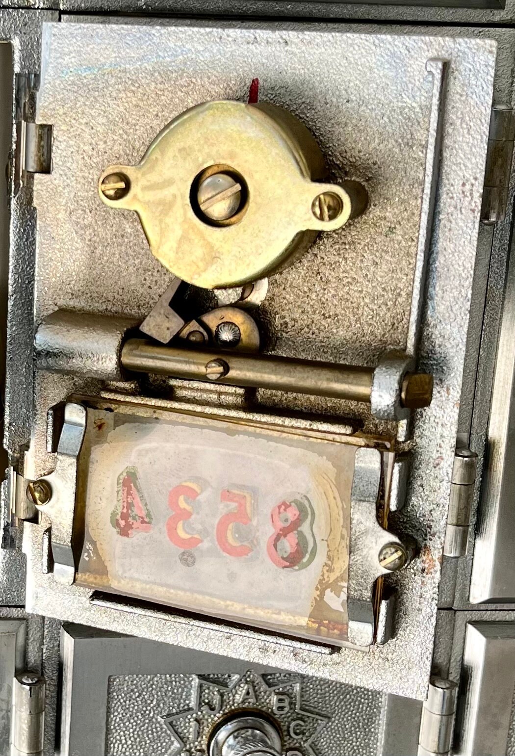 USPS Vintage Brass Mailbox Doors - Etsy