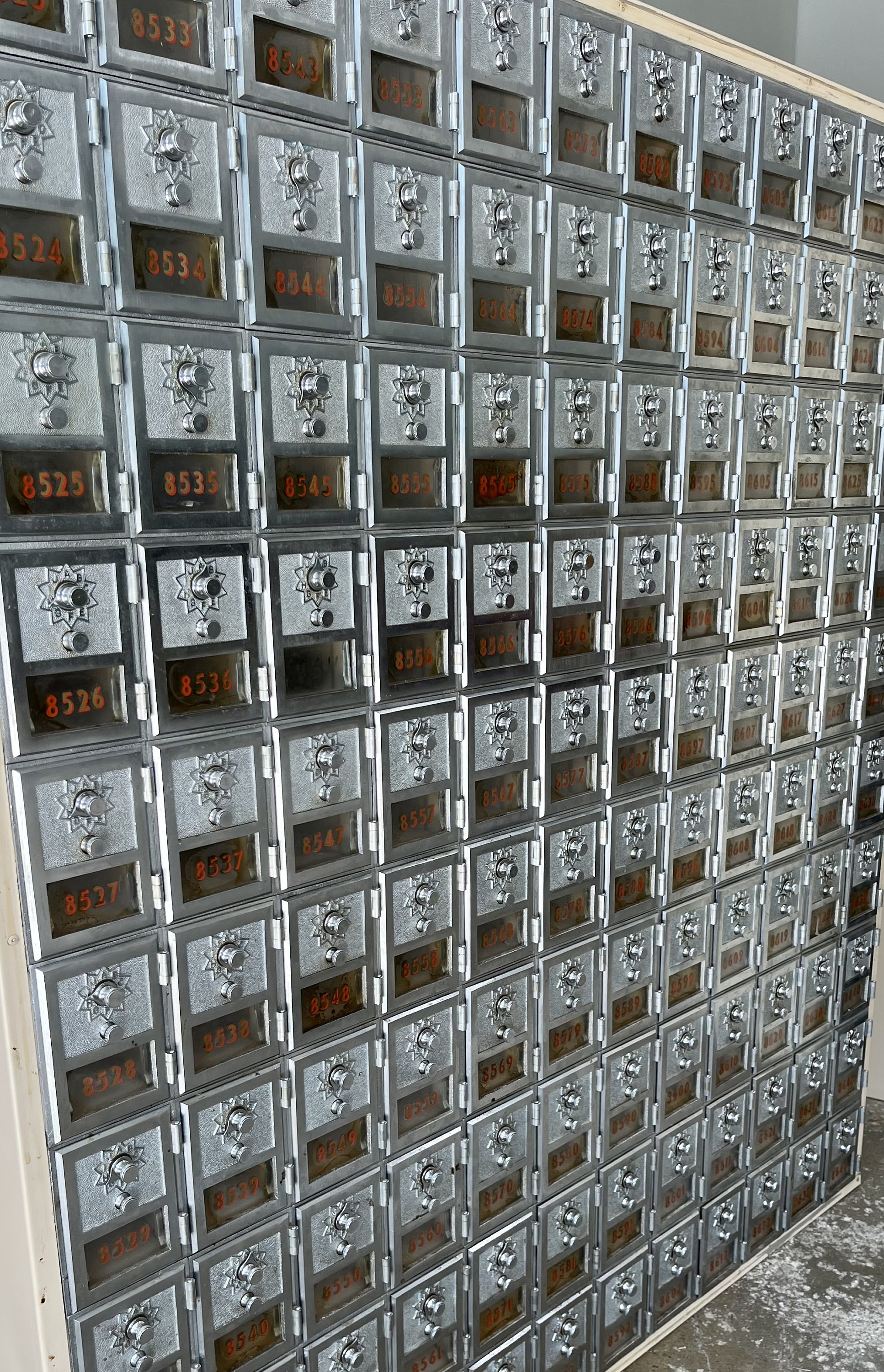 USPS Vintage Brass Mailbox Doors - Etsy