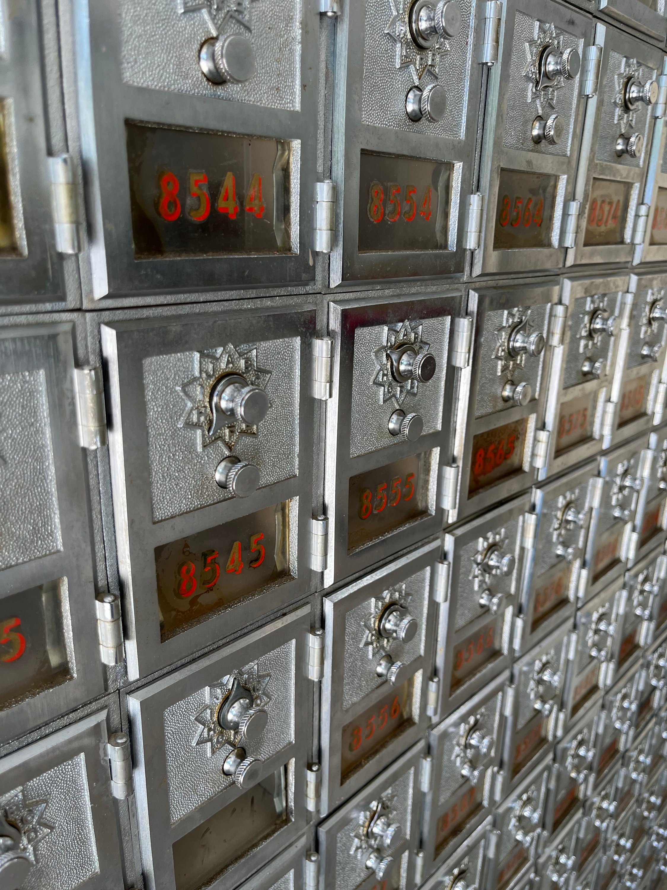 USPS Vintage Brass Mailbox Doors - Etsy