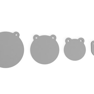 Shooting Target Gong DXF Files for Laser, Plasma and Waterjet AR500 - Etsy