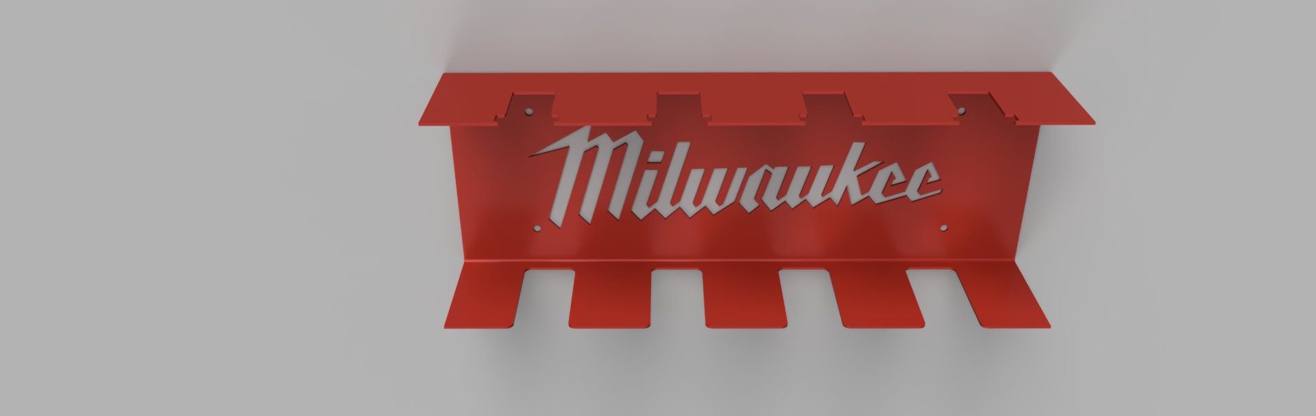 Milwaukee 4 Place Tool and Battery Holder DXF Files for Laser, Plasma ...