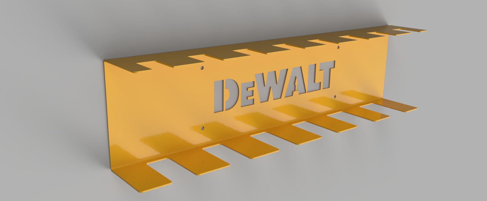 Dewalt 6 Place Tool and Battery Holder DXF Files for Laser, Plasma or ...