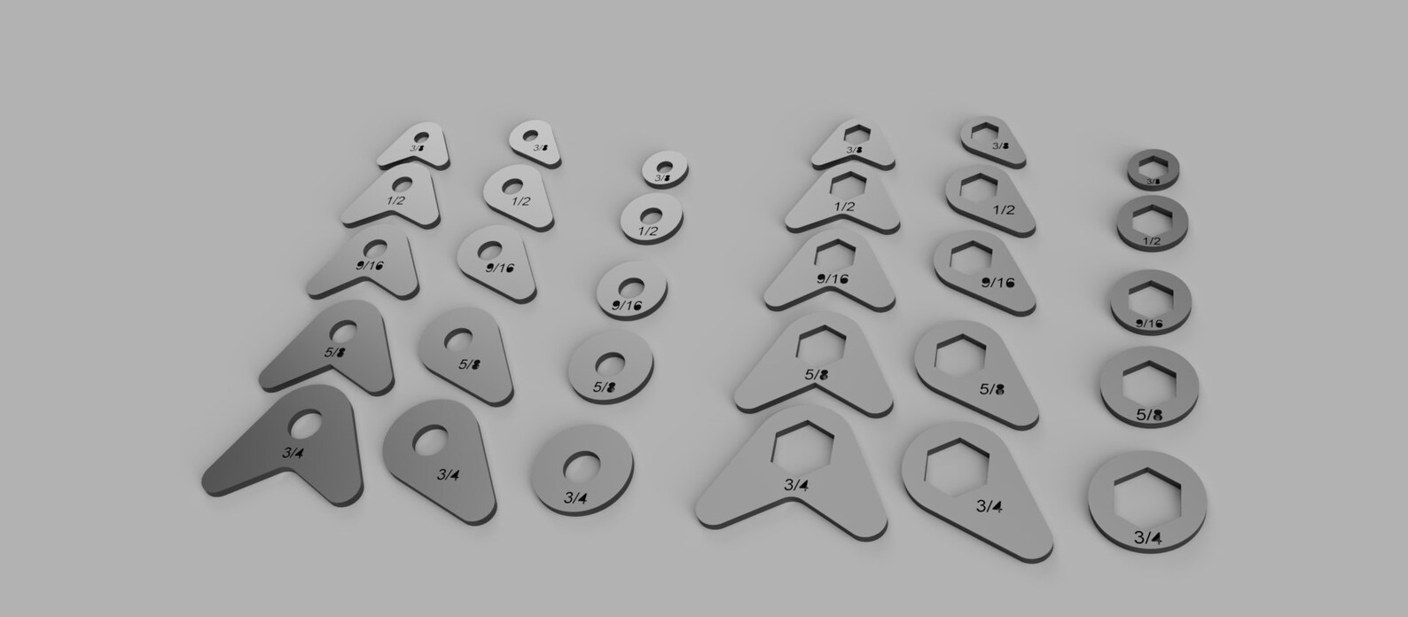 Offroad Washer DXF Files for Laser Waterjet Plasma - Etsy