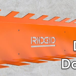 Ridgid 6 Place Tool and Battery Holder DXF Files for Laser, Plasma or ...