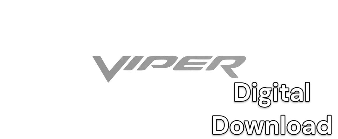 Viper Logo Emblem DXF PNG for Laser Waterjet Plasma Screen Printing - Etsy
