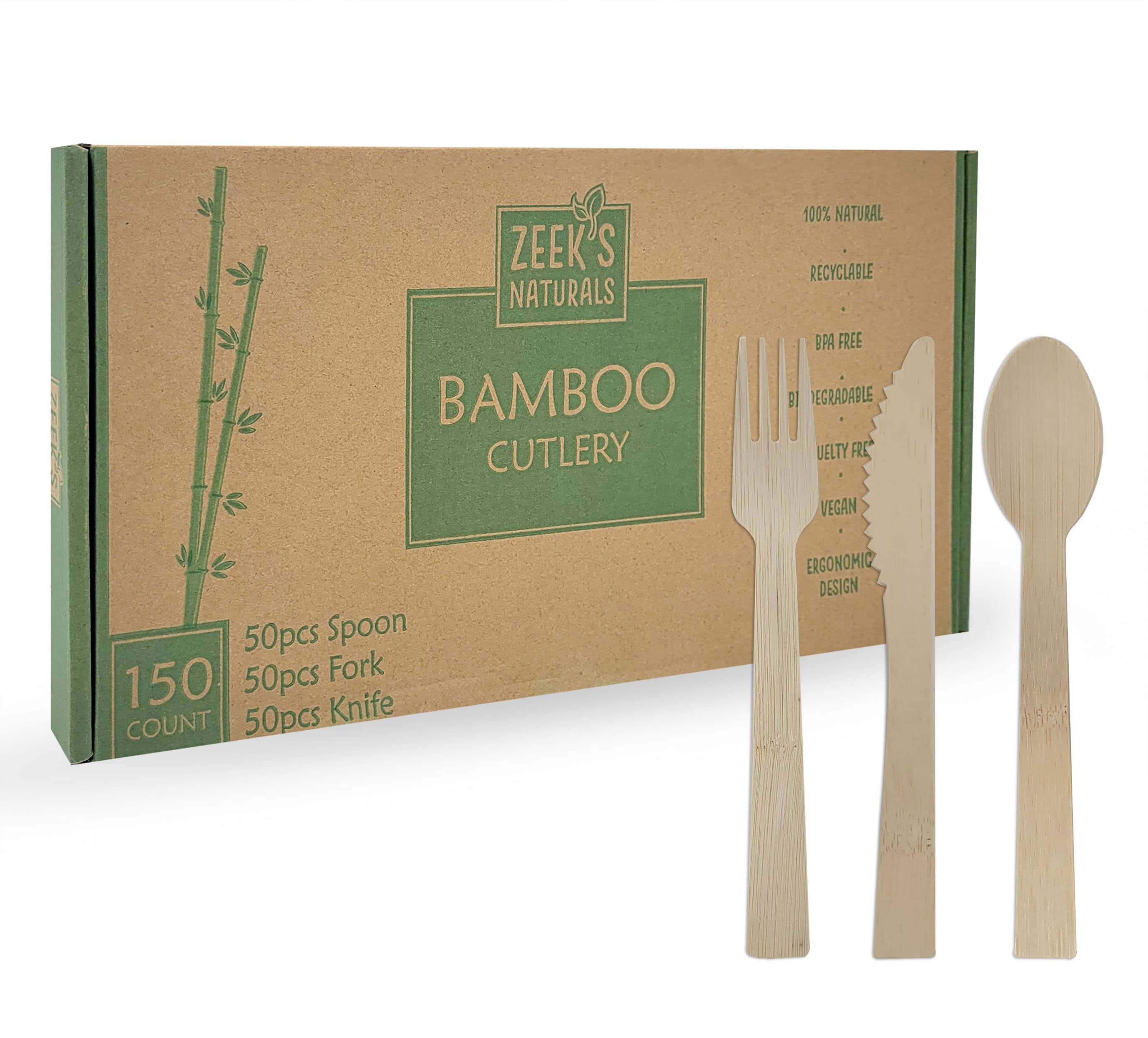 Disposable Bamboo Cutlery Sets - Etsy