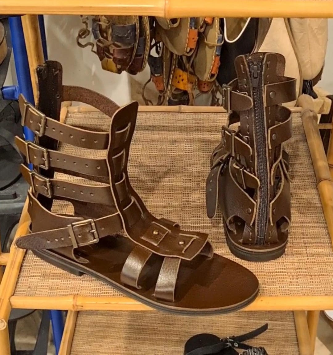 Unisex Cowboy Authentic Stylish Handmade Leather Sandal, Authentic ...