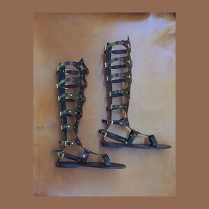 Flip-flops Sandals Authentic Ancient Handmade Greek Roman Trojanhigh ...
