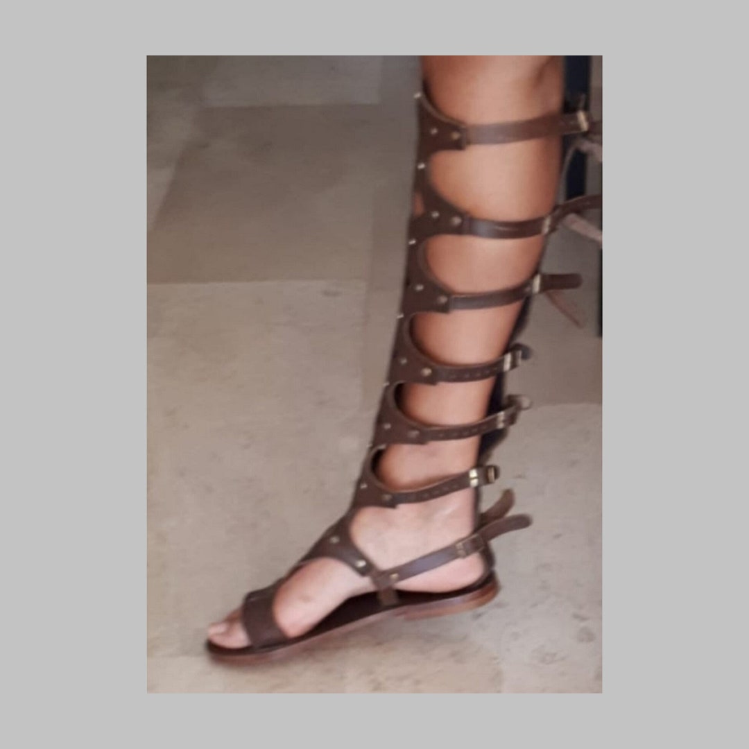 Flip-flops Sandals Authentic Ancient Handmade Greek Roman Trojanhigh ...