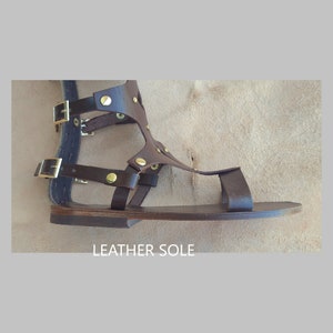 Flip-flops Sandals Authentic Ancient Handmade Greek Roman Trojanhigh ...