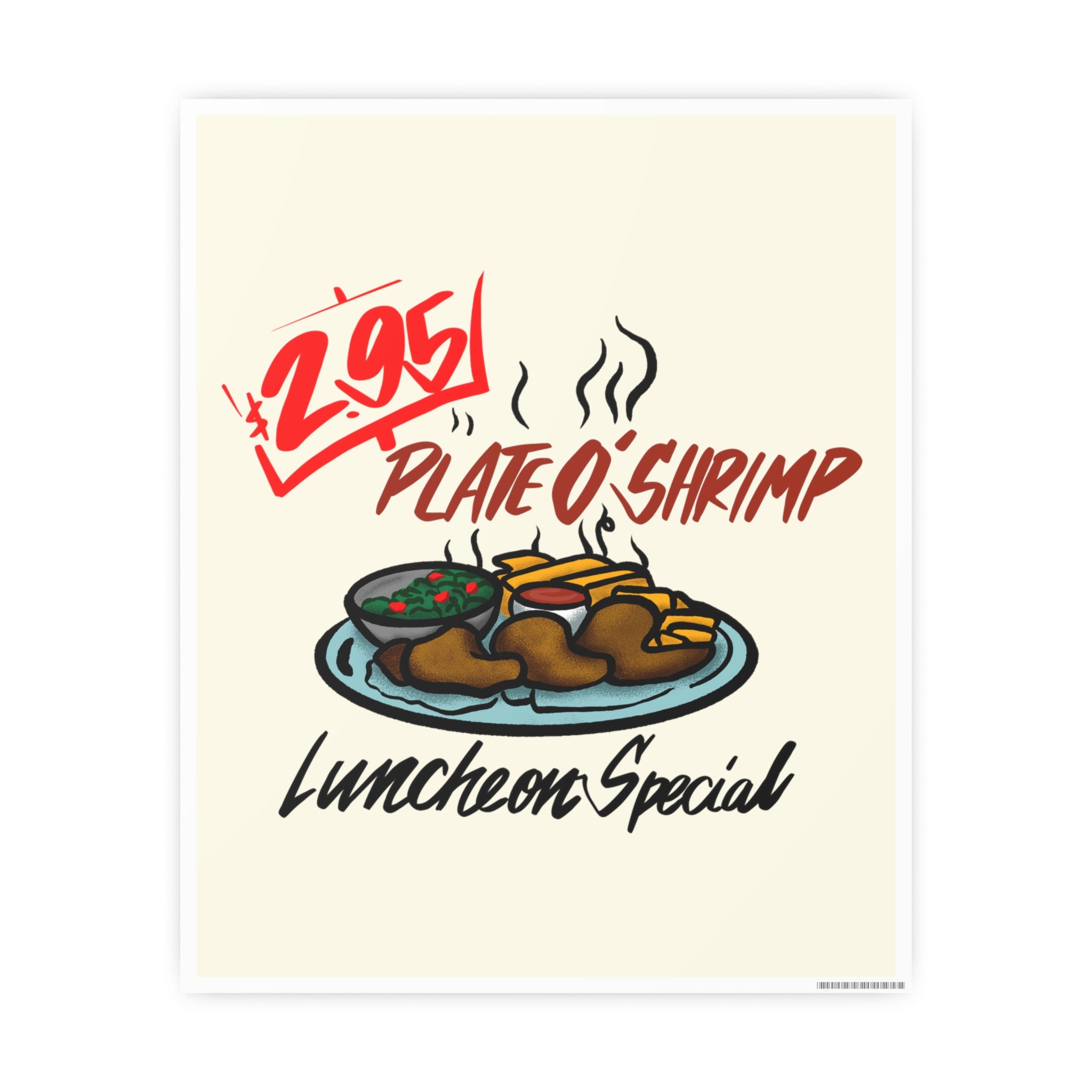 Repo Man Plate O' Shrimp Punk Rock Cult Movie Art Print - Etsy
