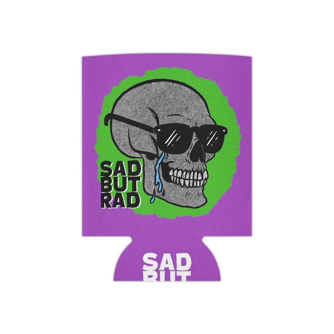 Sad but Rad Skull Purple Beer Koozie Can Cooler - Etsy