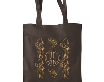 Peace Sign Tote Bag - Etsy