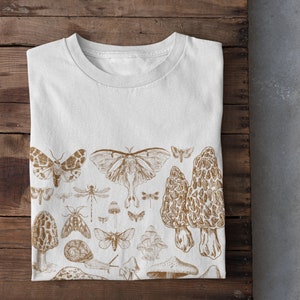 Mushroom Tshirt, Mushroomcore Shirt, Grunge Clothing, Cottagecore Shirt ...