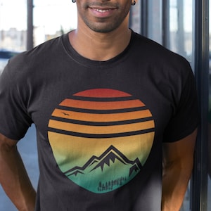 Munro Tshirt.munro Bagging T-shirt.munro Gifts.mountain Print Shirt ...