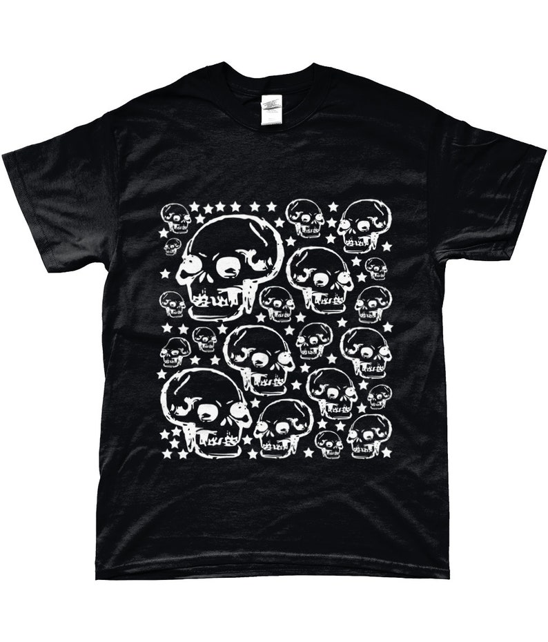 Alt Clothing, Grunge Clothing, Punk Alternative Skull T-shirt, Unisex ...
