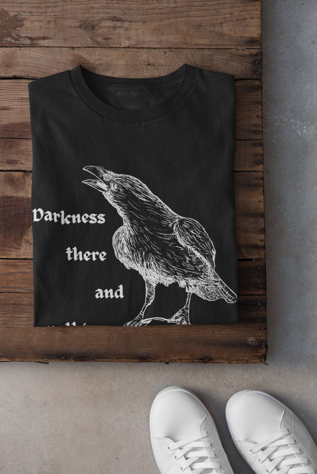 Goth Poetry Raven Shirt,alt Clothing,witchy Clothing,pastel Goth Shirt ...