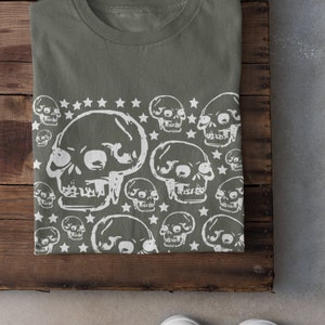 Alt Clothing, Grunge Clothing, Punk Alternative Skull T-shirt, Unisex ...