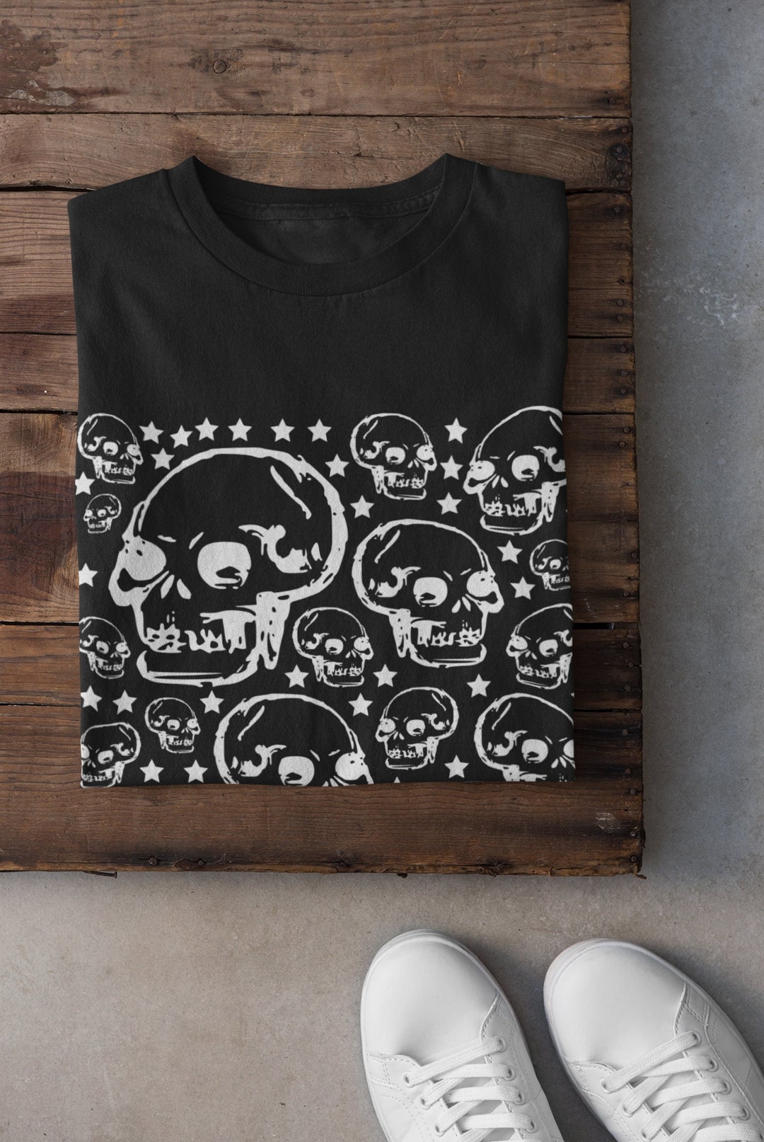 Alt Clothing, Grunge Clothing, Punk Alternative Skull T-shirt, Unisex ...