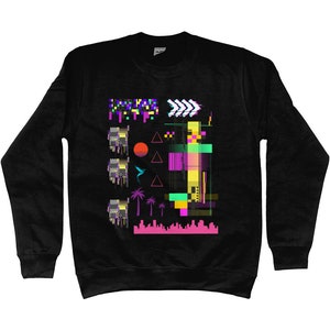 Vaporwave Aesthetic Sweater, Vaporwave Clothes, Cyberpunk Clothing ...