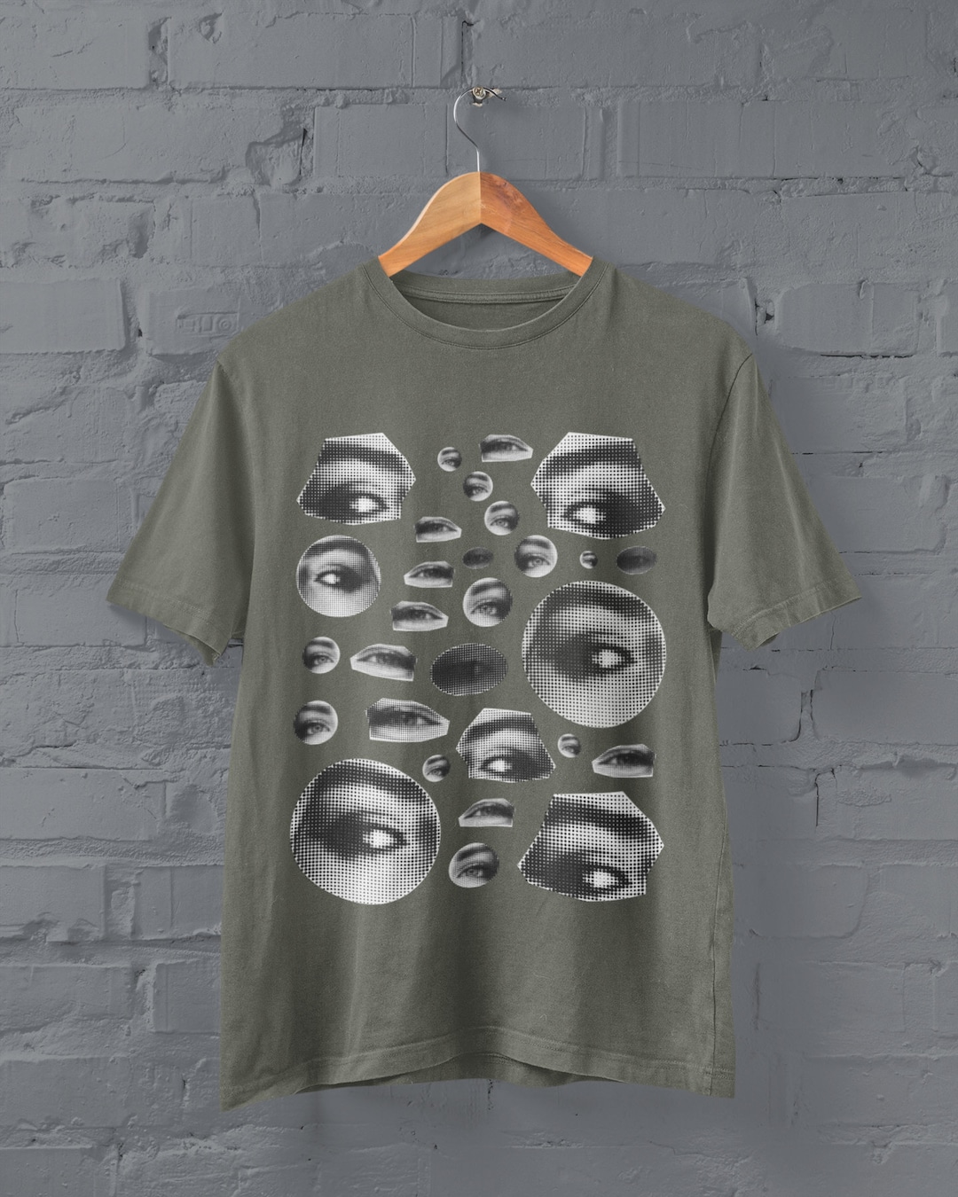 Goth Eyes T Shirt, Grunge Clothing, Alt Clothing, Harajuku Clothes ...