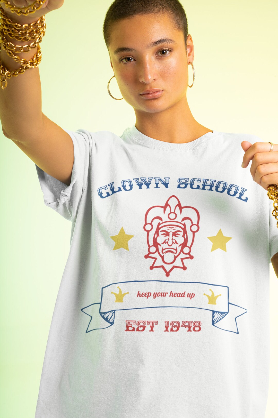 Clowncore Tshirt,clowncore Clothing,clowncore Aesthetic,egirl Aesthetic ...