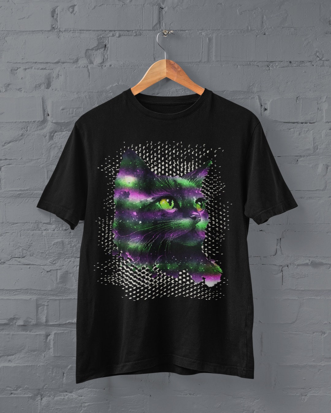 Goth Cat Shirt, Weirdcore Clowncore Clothing, Weird Cats Tshirts ...