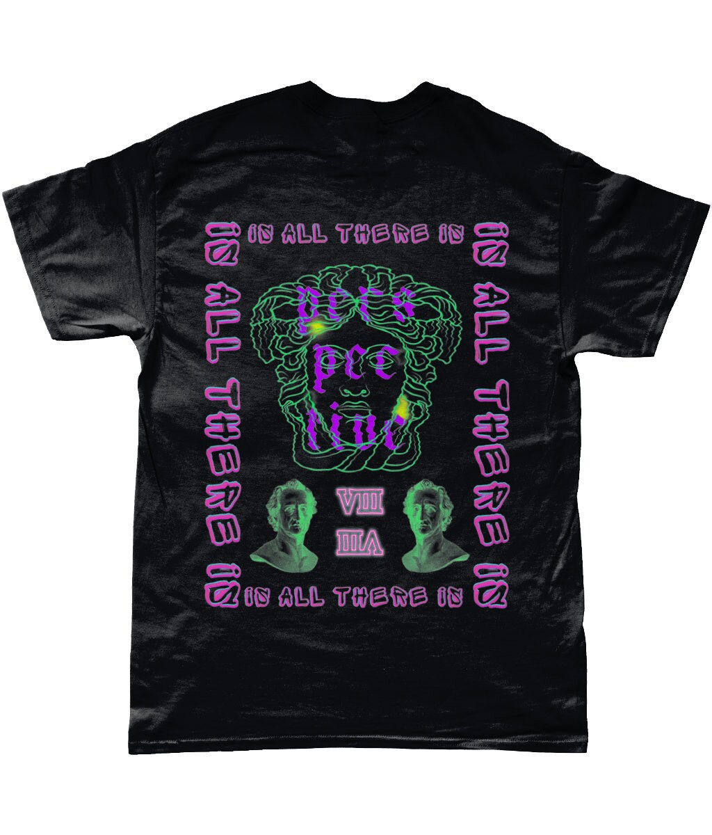 Grunge T Shirt,unisex Back Print T Shirt, Abstract Graphic Tee ...
