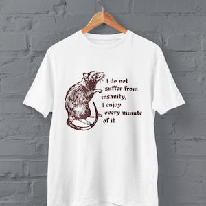 Rat Shirt,poetry Shirt,alt Clothing,grunge Clothing,rat Lover Gift ...