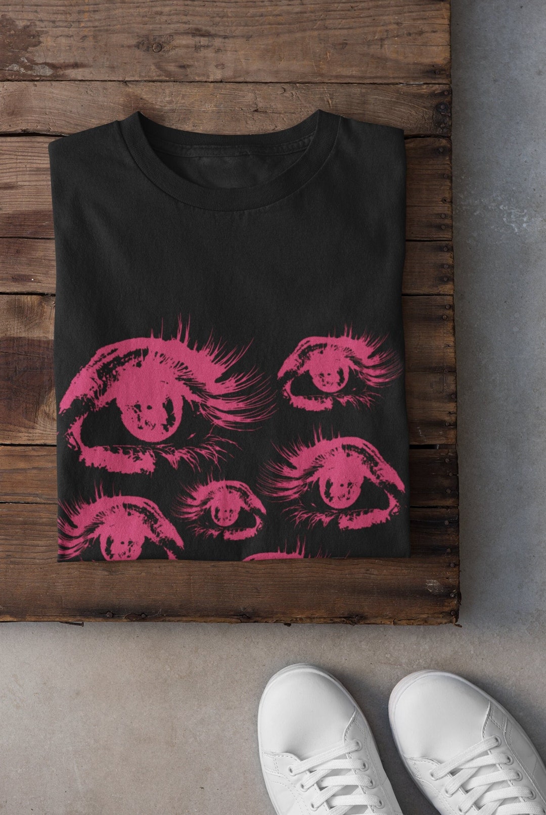 Pastel Goth Eyes Shirt, Alt Clothing, Vaporwave Grunge Clothing, Punk ...